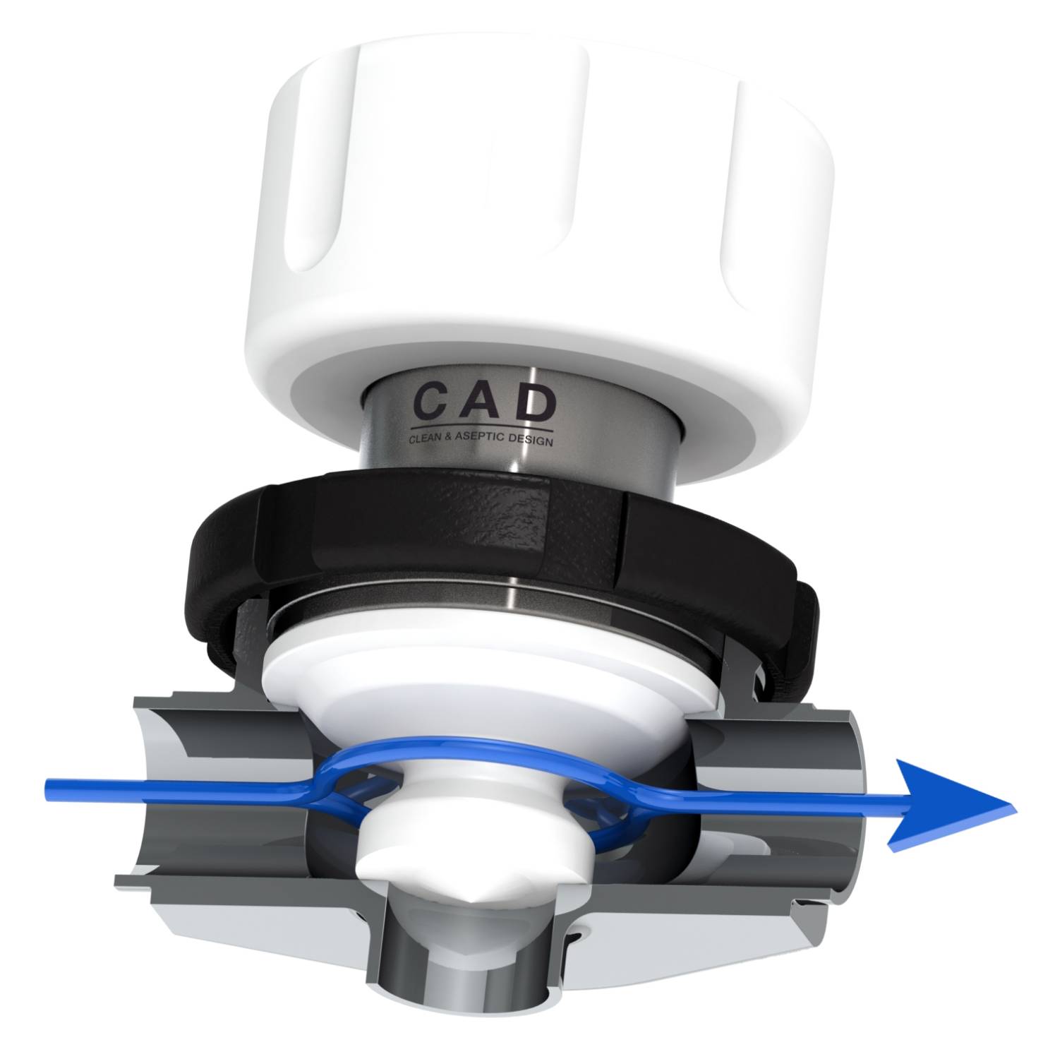 CAD FLOW-THROUGH VALVES